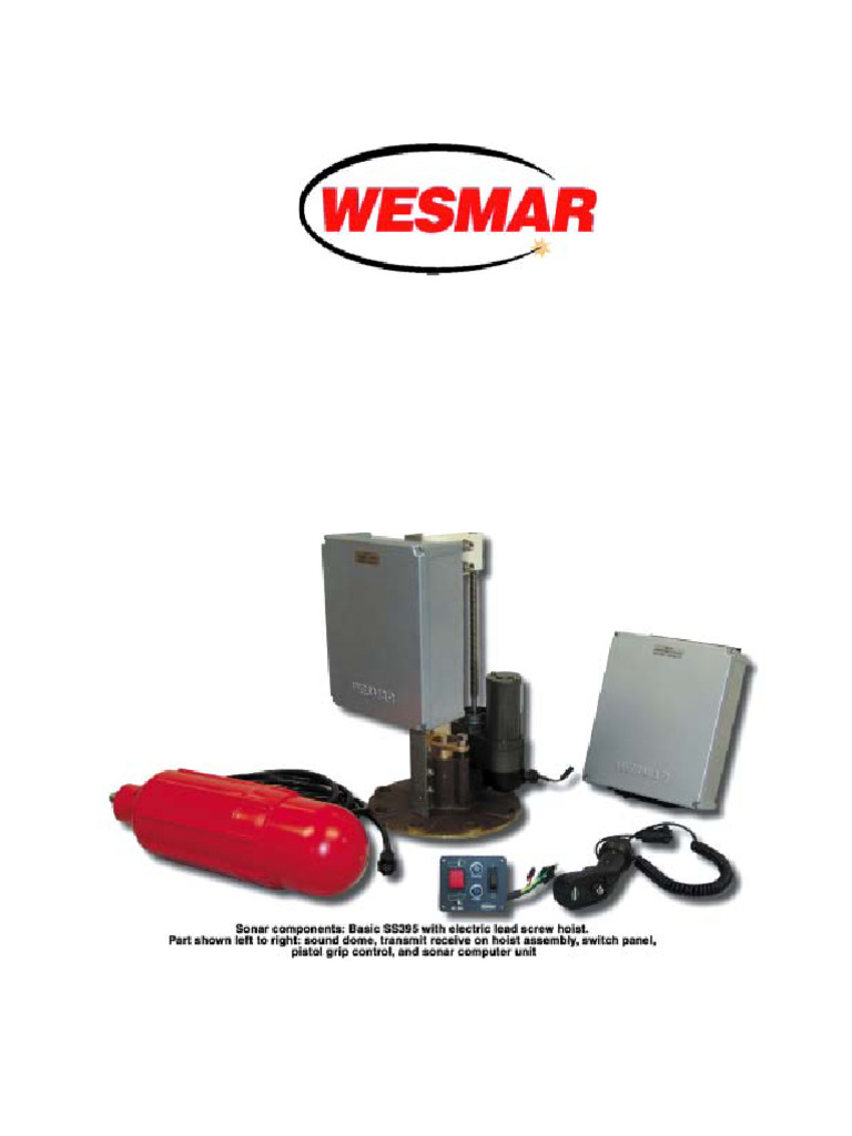 SS395 Manual | PDF | Sonar | Nut (Hardware)