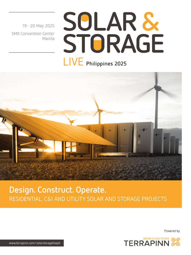 Solar & Storage Live Philippines 2025 | PDF | Solar Power | Photovoltaics