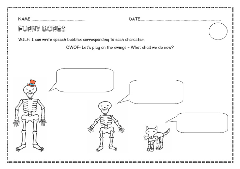 Writing Speech Bubbles Guide | PDF