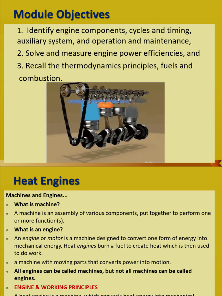 5 Module 3 ICE L 1 To 4 | PDF | Internal Combustion Engine | Piston