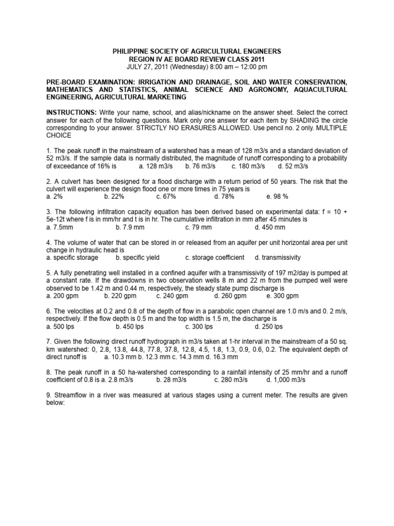 UPLB 2011 Preboard Part2 - 100555 | PDF | Marketing | Market (Economics)