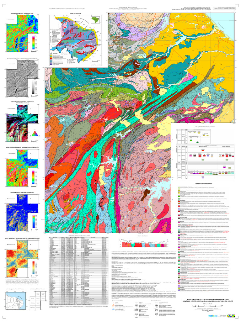 Mapa Geologico Recmin Litio Solonopole | PDF