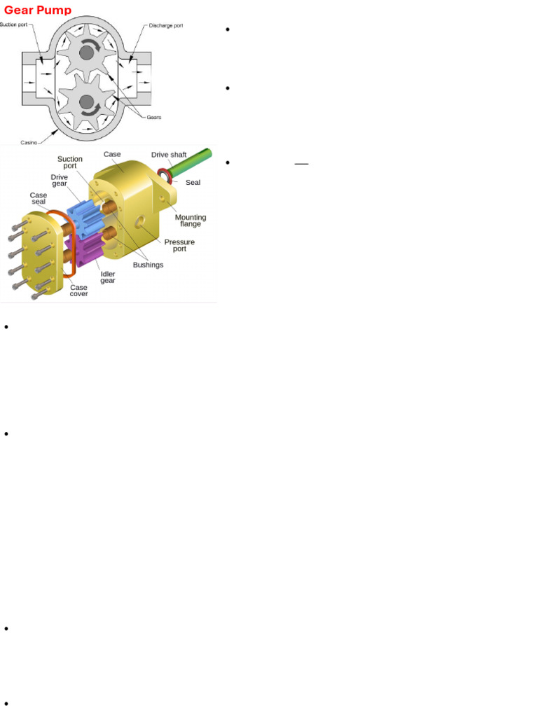 Gear Pump | PDF | Pump | Gear
