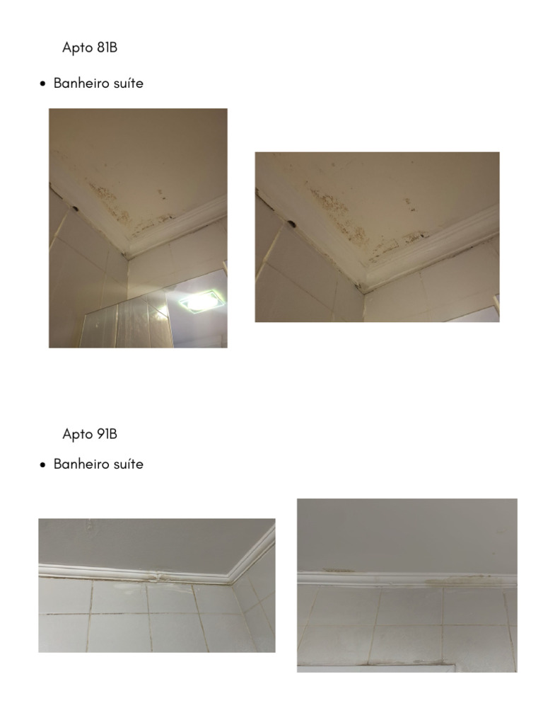 Apartamentos 81B e 91B: Suítes e Divisões | PDF