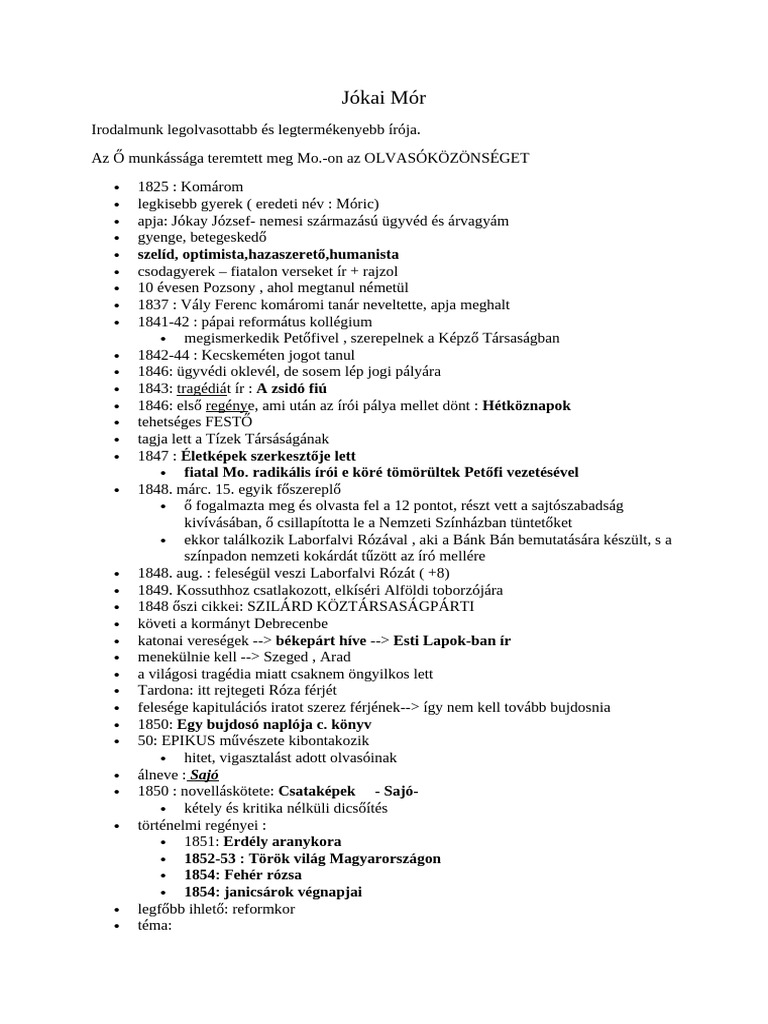 Jókai Mór-Az Aranyember | PDF