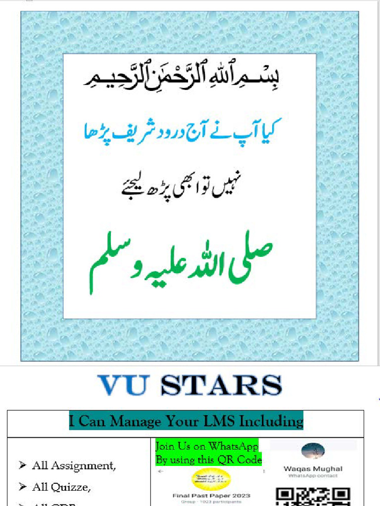 CS201P Final Term File by VU Stars | PDF