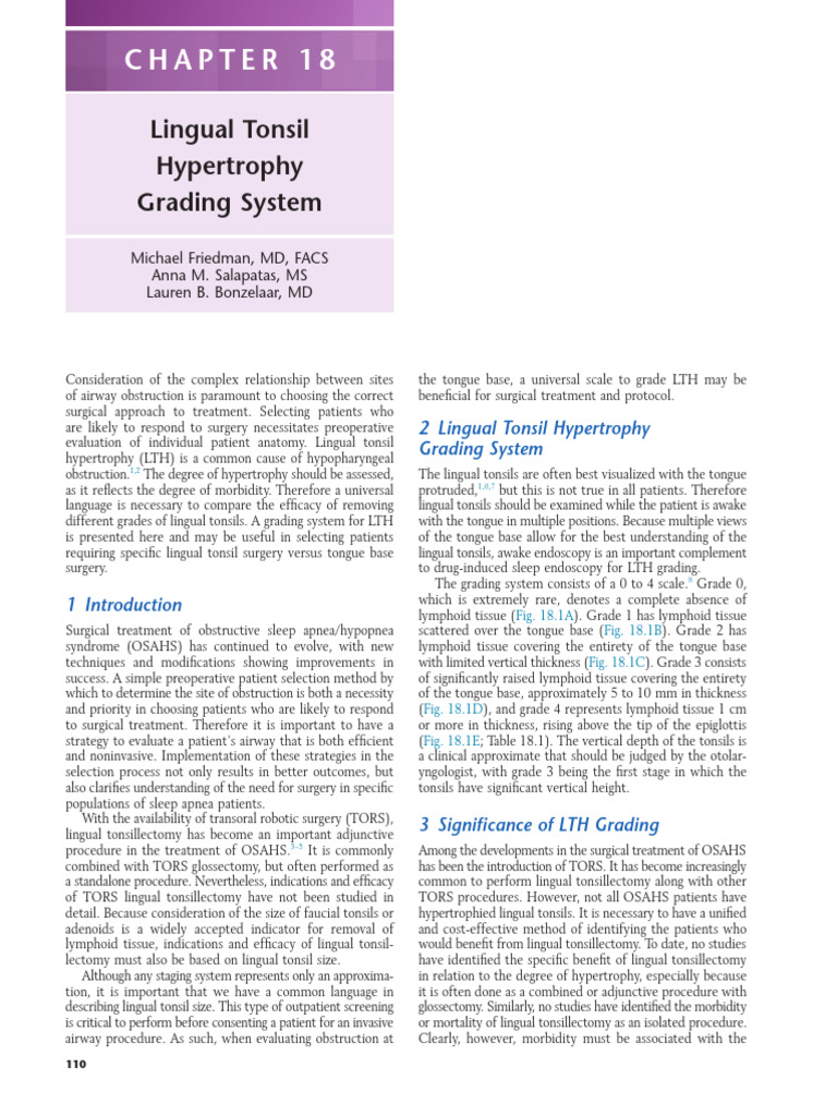 HIpertrofi Tonsil Lingual | PDF | Human Diseases And Disorders | Medicine