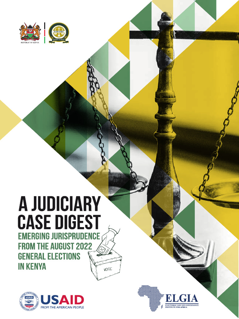Judiciary Case Digest 2024 | PDF | Elections | Constitution