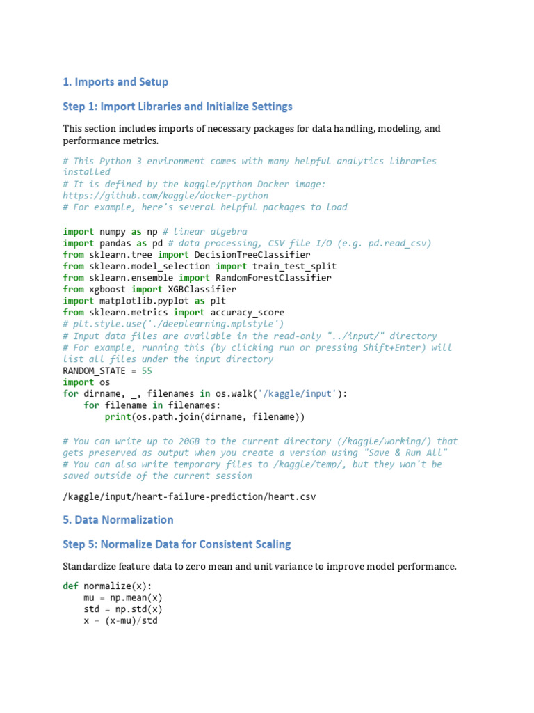 Heart Failure Prediction With Detailed Headings | PDF | Applied Mathematics | Computing