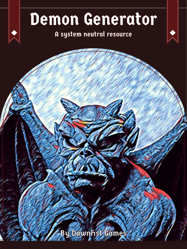 Demon Creator for RPG Enthusiasts | PDF