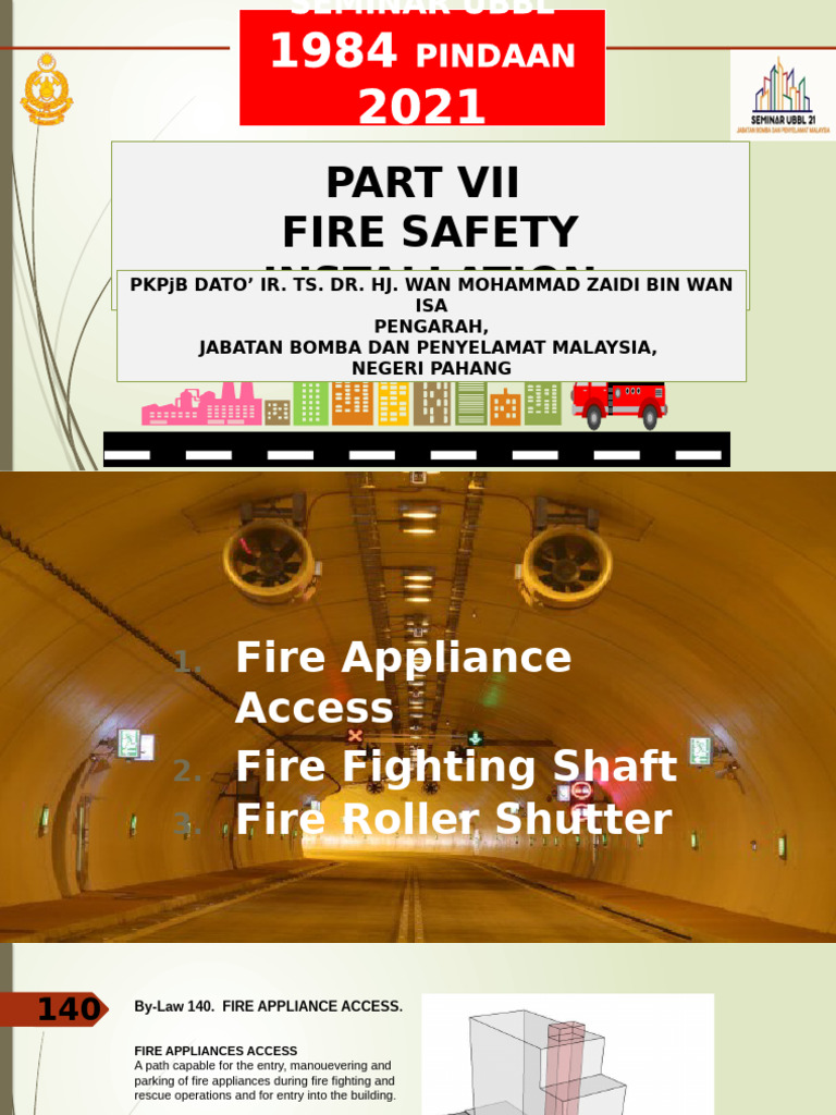 Fire Safety Access Regulations UBBL 1984 | PDF | Elevator | Stairs