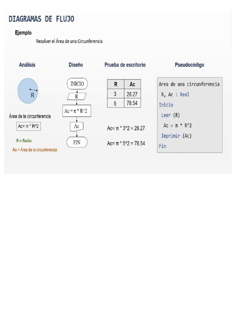Diagrama de Flujo de Un Circulo | PDF
