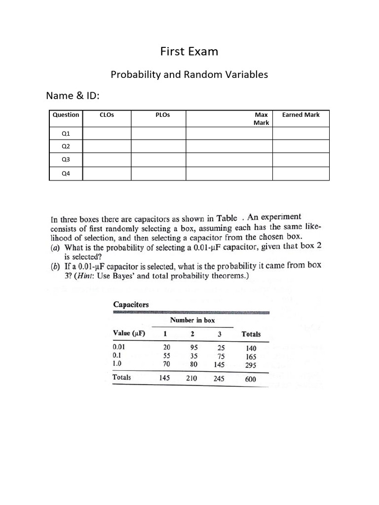 Exam One Prob2 | PDF