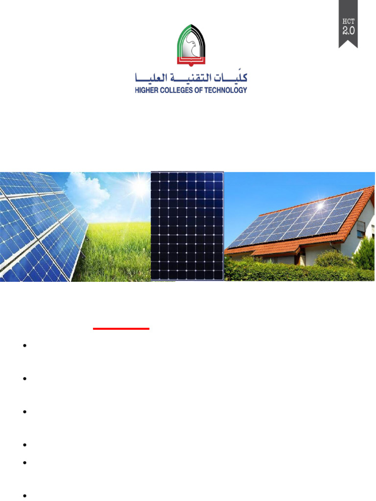 3- EGN 4333 Dr Hassan LO3 Photovoltaic Solar Power System PV | PDF ...