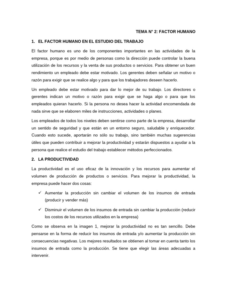 2 Factor humano | PDF | Business | Residuos