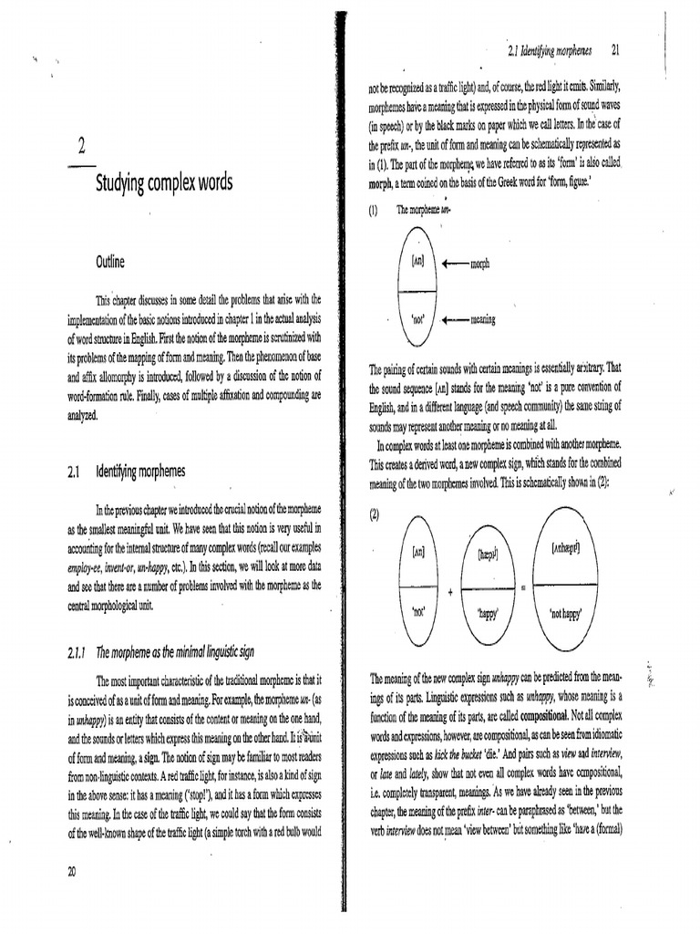 Plag 2003 The Identification of Morphemes | PDF