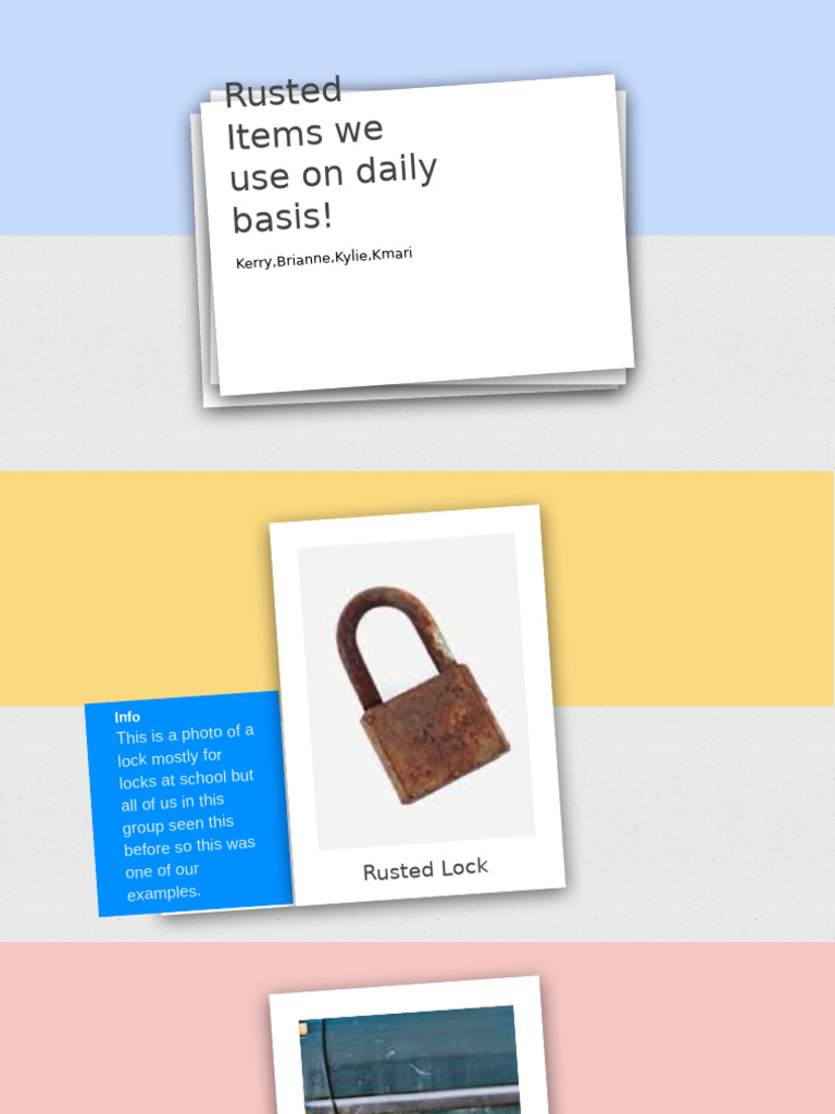 Lesson 10 Rusting Project | PDF