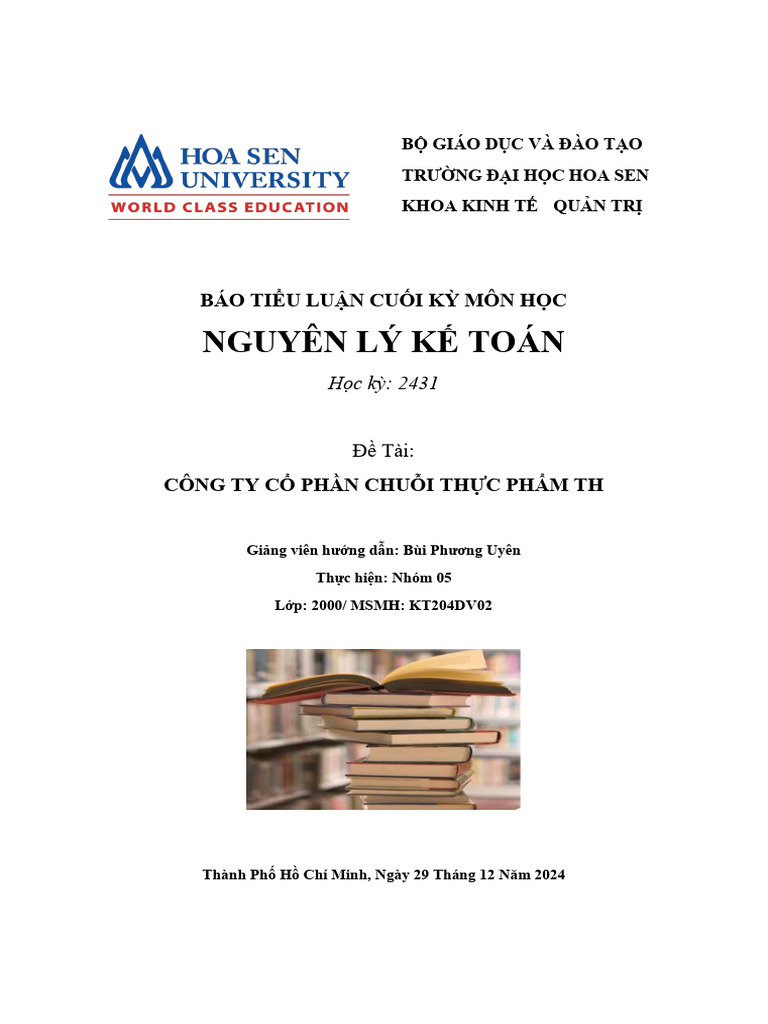 Tiểu luận cuối kỳ - NLKT - Nhóm 5 | PDF