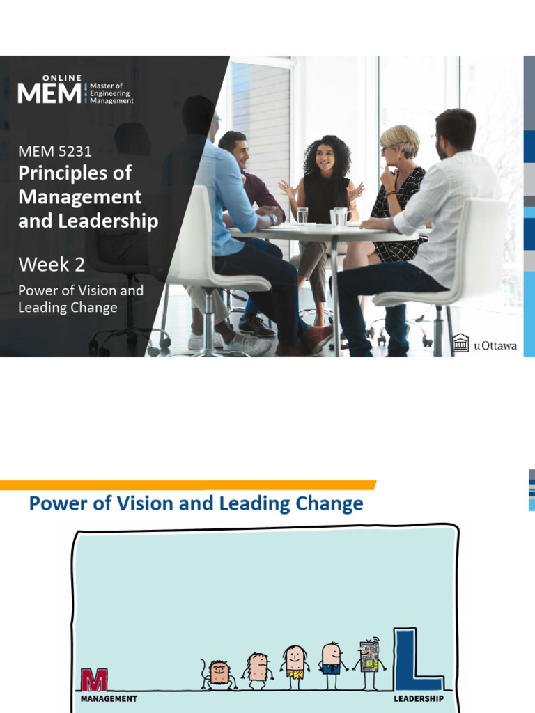 power of vision + change | PDF | Leadership | Goal