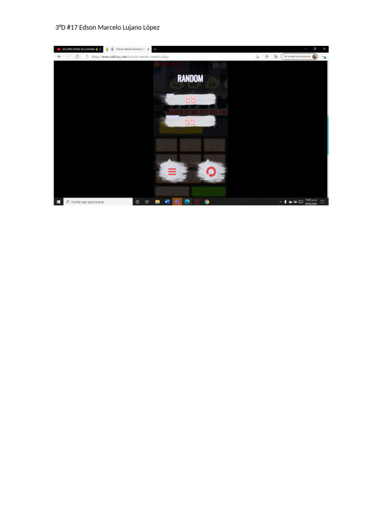 Calculo Mental Random | PDF