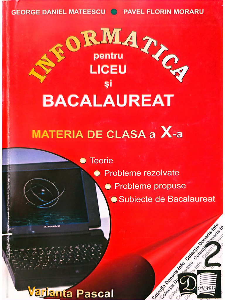 George Daniel Mateescu Pavel Florin Moraru - Informatica Manual Clasa X ...