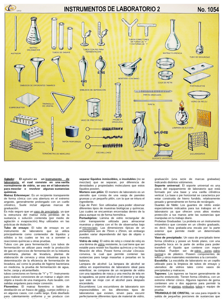 602396163-Instrumentos-de-laboratorio-2 | PDF | Lentes | Laboratorios