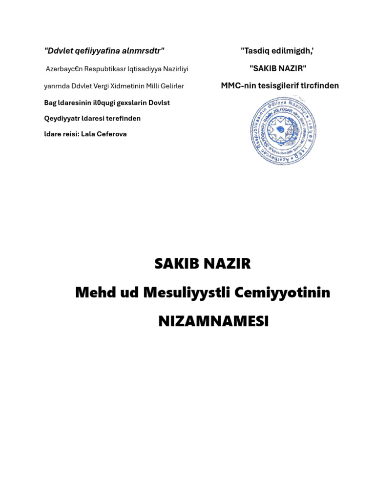 Ddvlet qefiiyyafina alnmrsdtr sakib | PDF