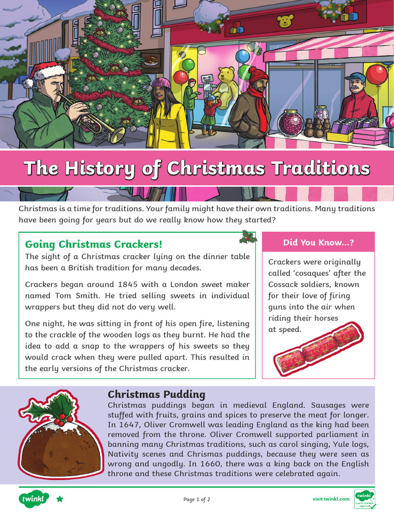 History of Christmas Traditions Differentiated Rea - Ver - 5 | PDF ...