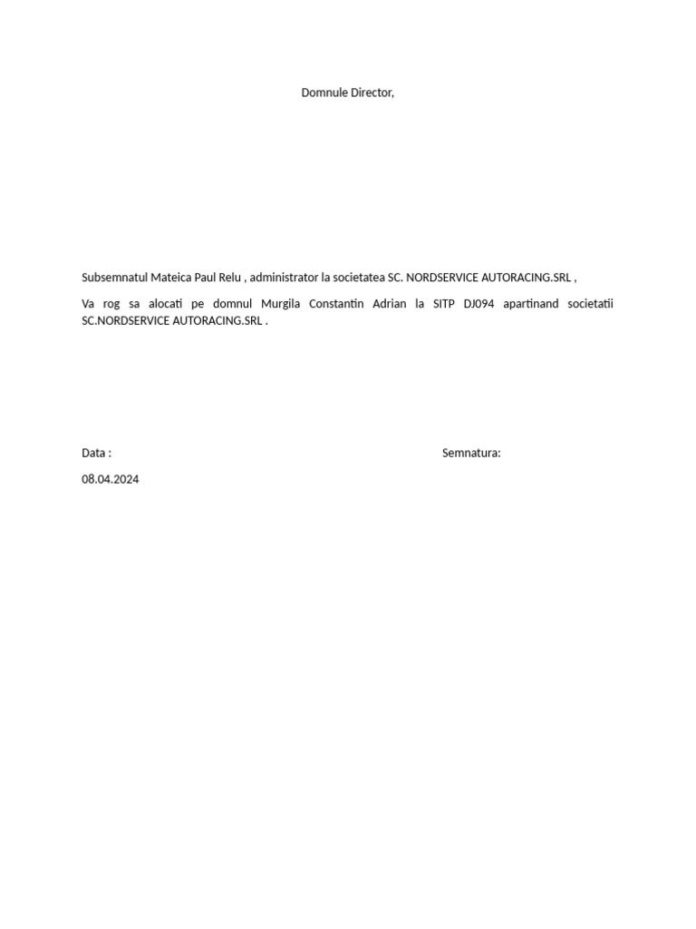 Domnule Director | PDF