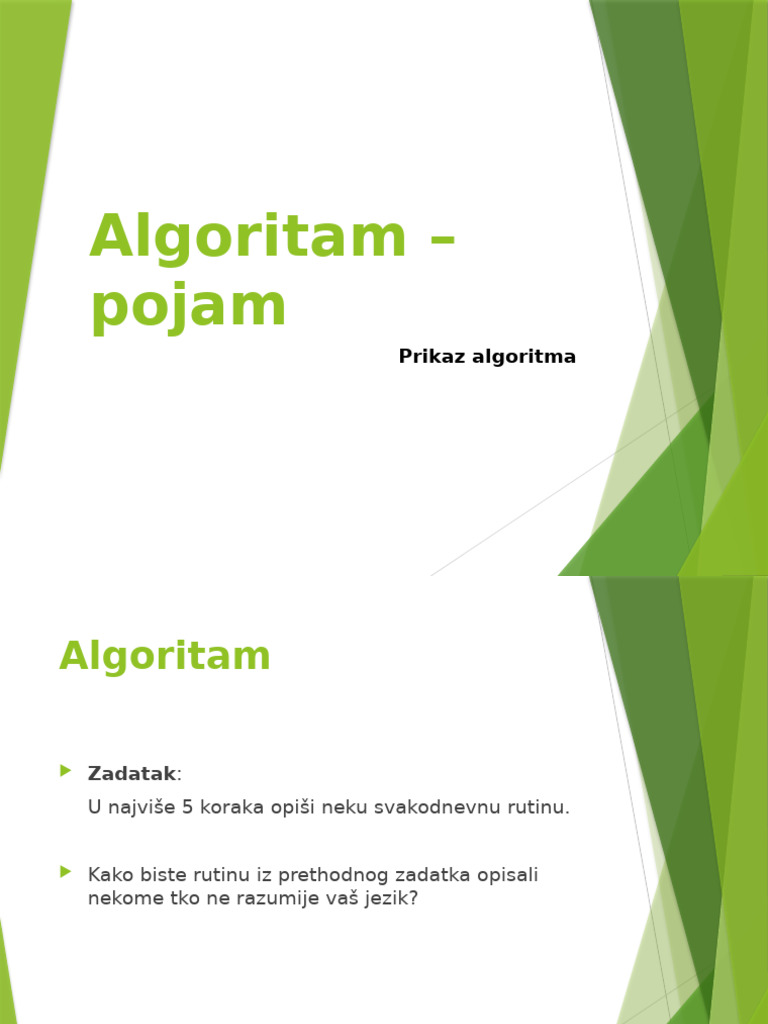 0 - Programska Oprema - Algoritam (Pojam) (1) | PDF