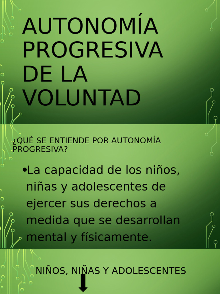 Autonomía Progresiva en Menores | PDF | Menor (ley) | Consentimiento