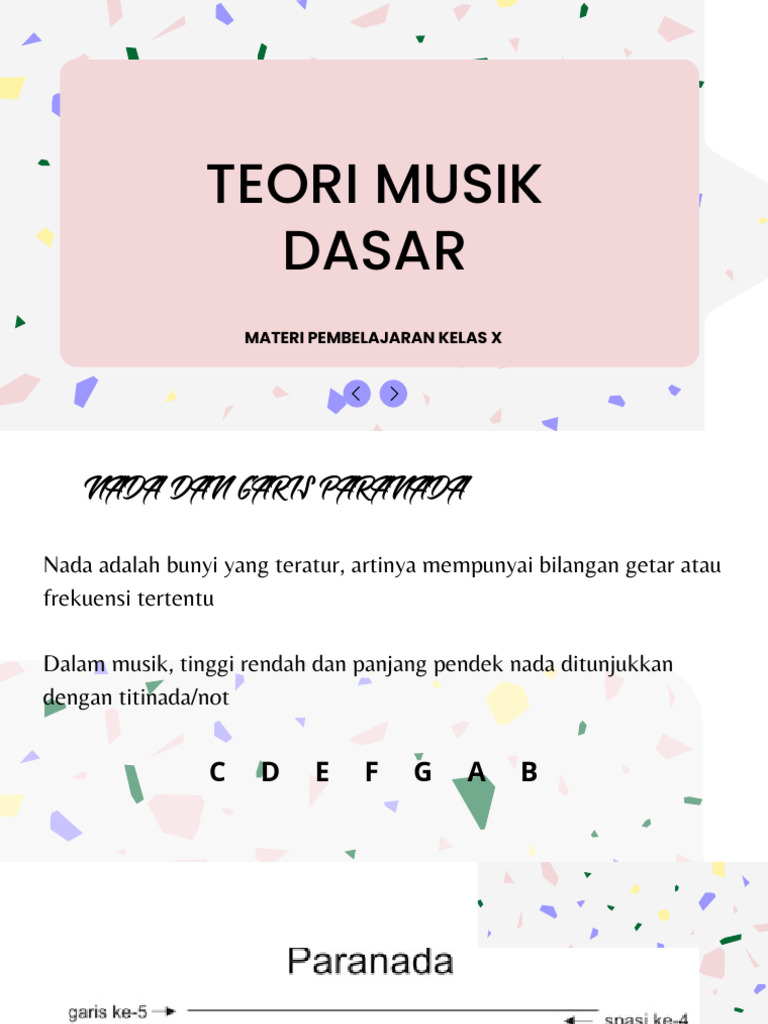 Dasar Teori Musik Kelas X | PDF