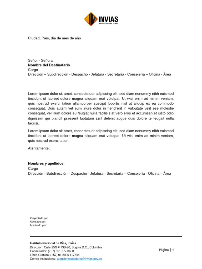 FORMATO OFICIO.2024 | PDF