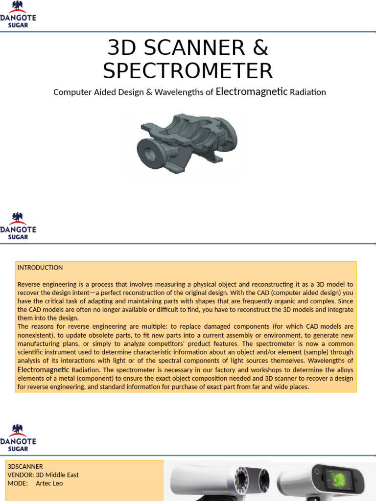 3D Scanner & Spectrometer | PDF | Image Scanner | 3 D Computer Graphics
