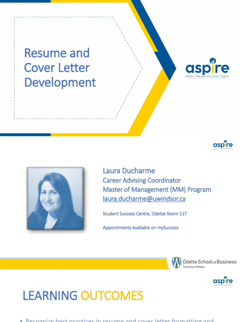 Resume & Cover Letter Best Practices | PDF | Résumé | Customer Experience