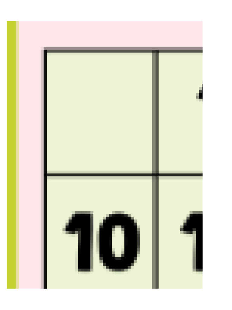 Numeros Un Solo Color | PDF