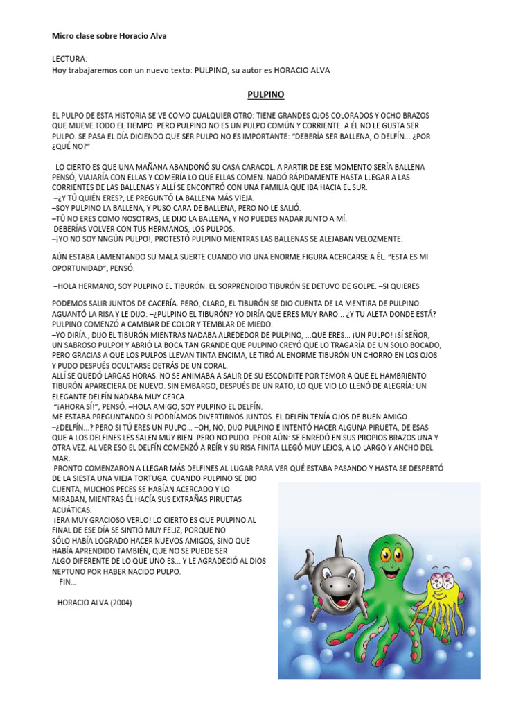 PULPINO | PDF | Pulpo