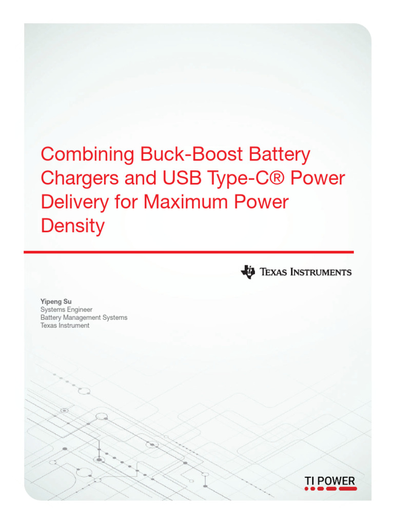 Combining Buck-Boost Battery | PDF | Battery Charger | Mosfet