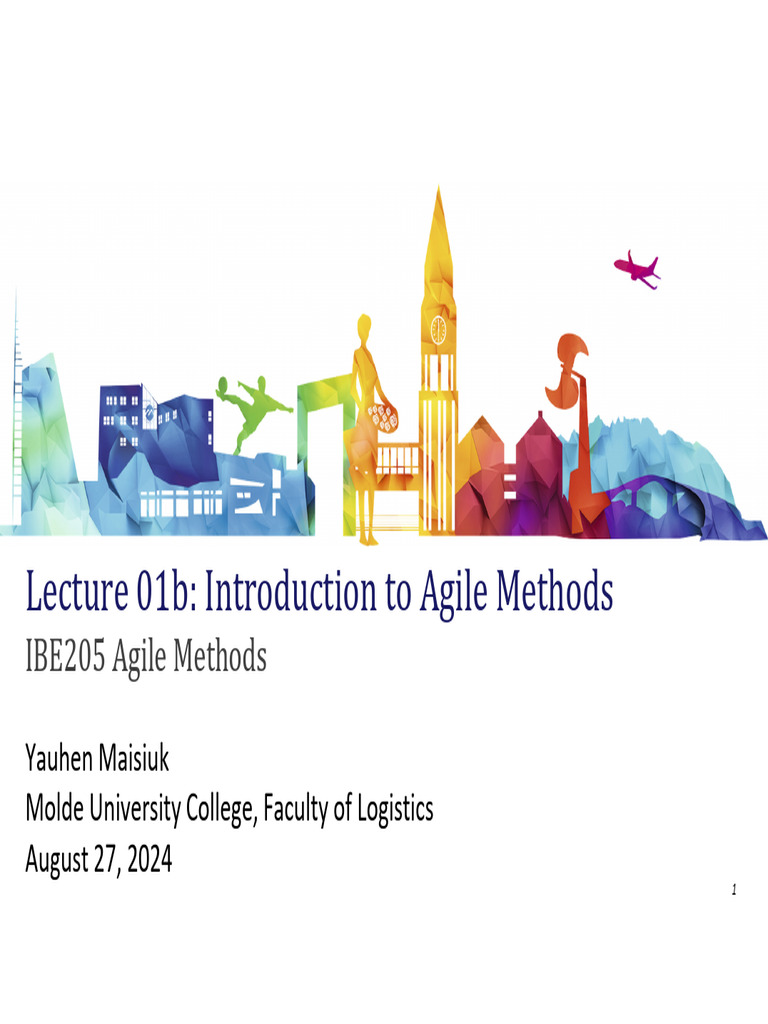Lecture 1b Introduction to Agile Methods | PDF | Agile Software ... Lecture 1b Introduction to Agile Methods | PDF | Agile Software ...