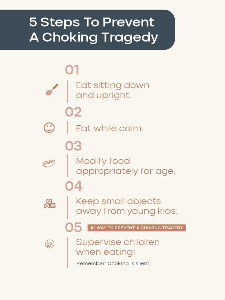 ShannonTripp - 5 Steps To Prevent Choking Tragedy | PDF