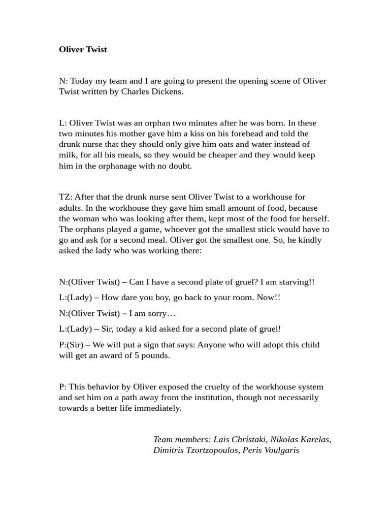 Oliver Twist 2 | PDF