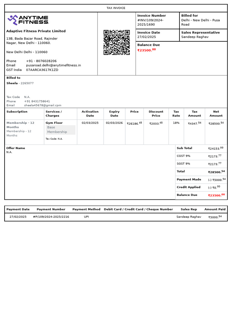 Invoice-03022025 084135 | PDF | Payments | Invoice