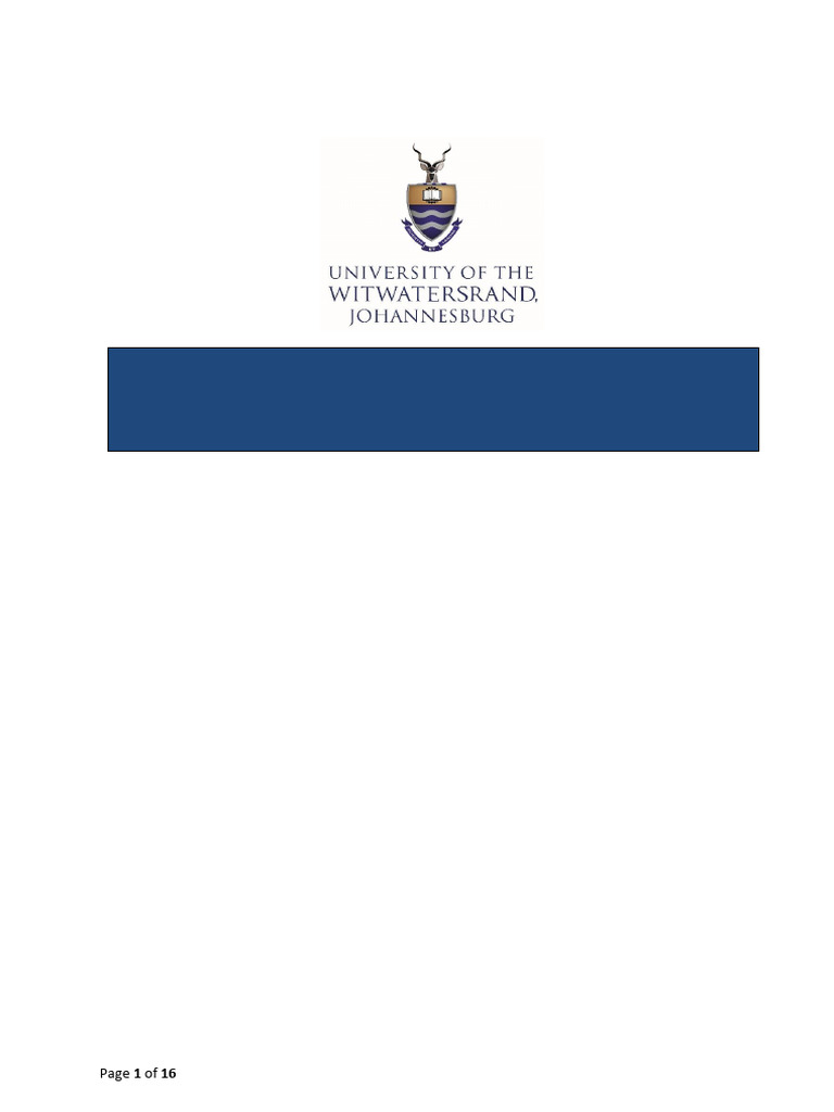 Wits University ICT Change Management Policy | PDF | Policy ...
