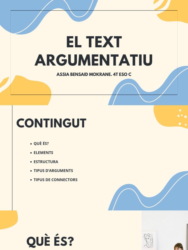 El Text Argumentatiu | PDF