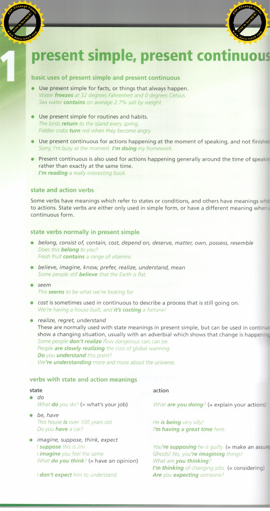 Present Simple Progressive Expl | PDF