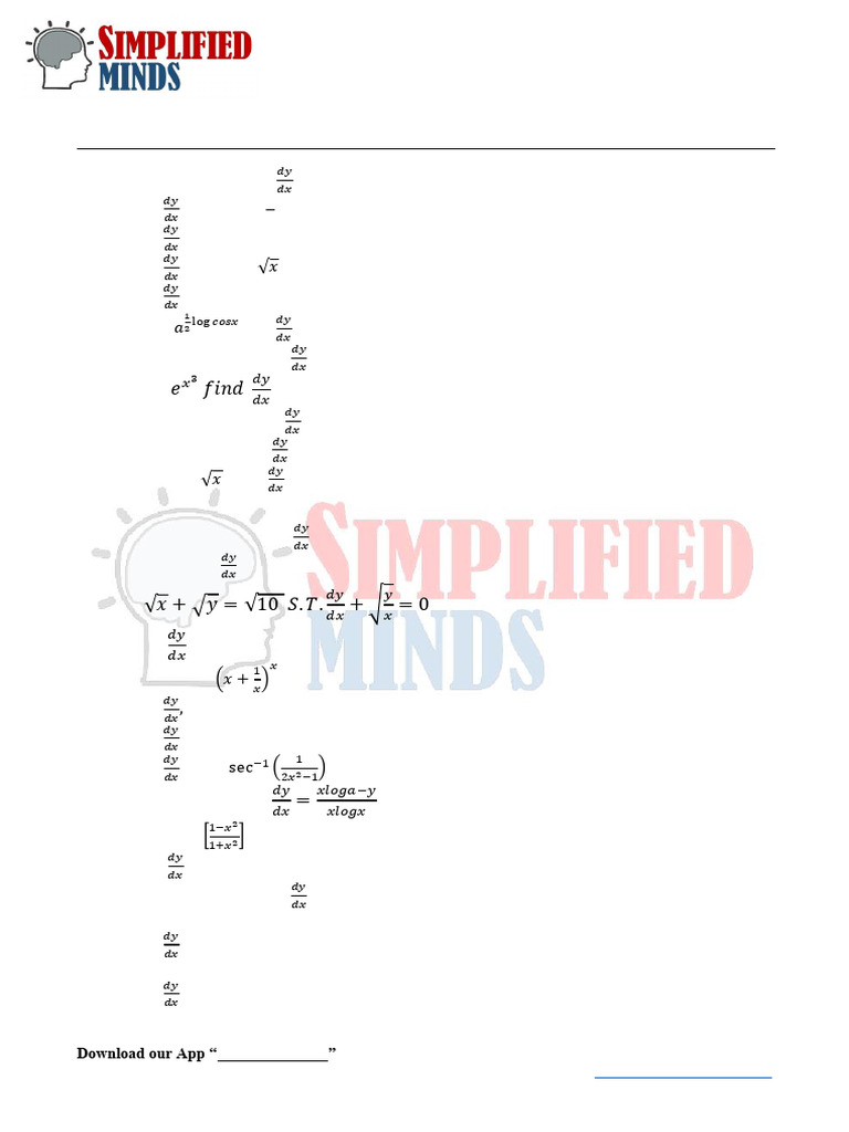 5 Continuity and Differentiability 2ndPUC PYQs 2025 | PDF
