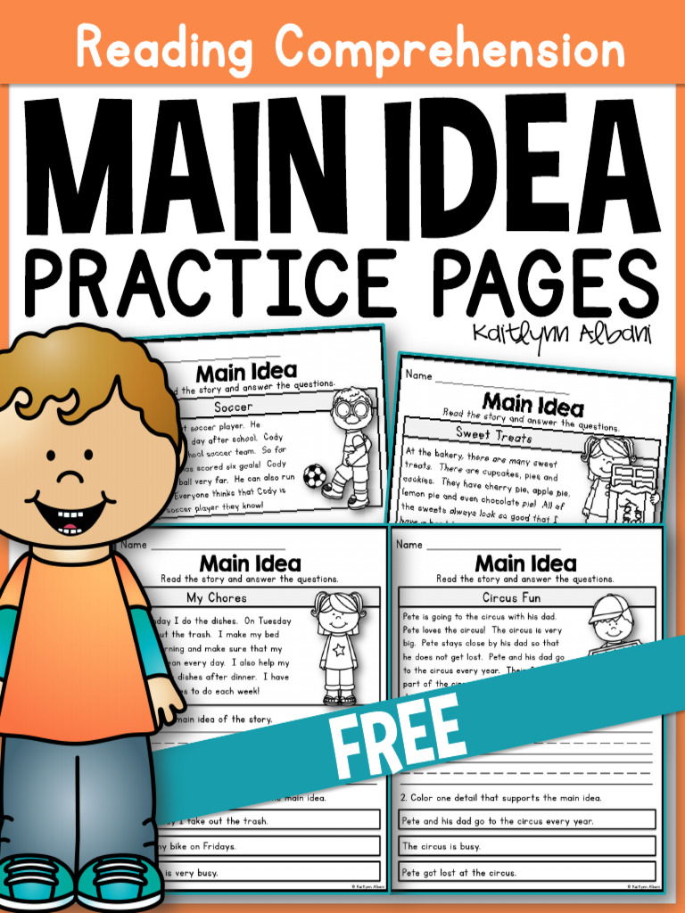 Main Idea: Practice Pages | PDF