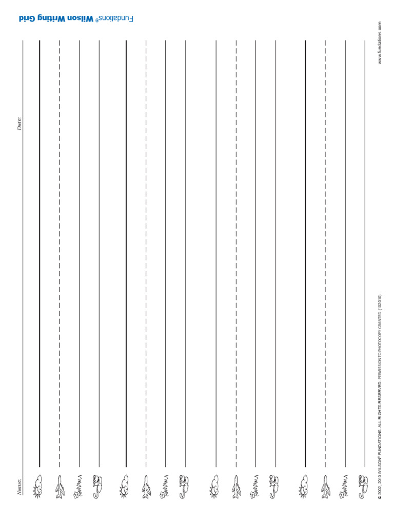 Fun Writing Paper Landscape Large | PDF