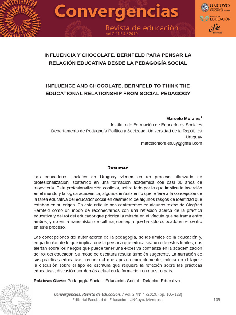 Bernfeld - Provello-Influencia-Y-Chocolate.-Bernfeld-Para-Pensar-La ...