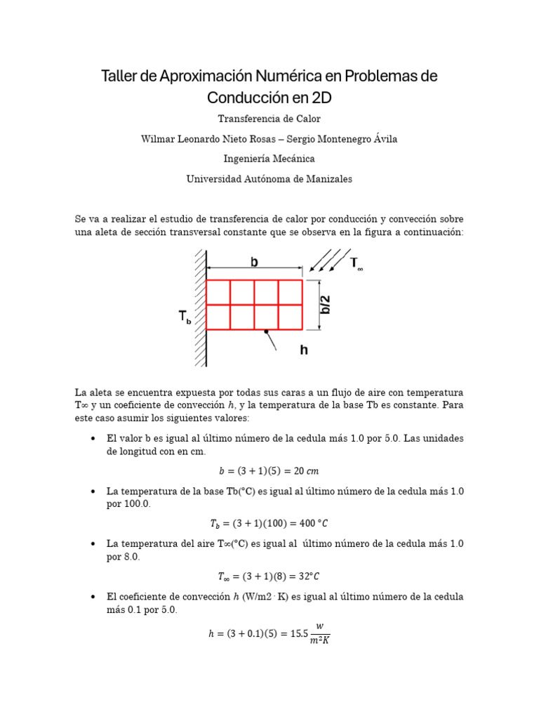 Laboratorio 1 Transferencia de Calor | PDF | Conduccion termica | Fenómenos de transporte